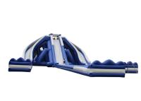 China 177 FT Long Giant Blow Up Water Slide Outside Ground Exciting  Amusement Facilities for sale