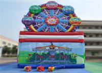 China Popular Commercial Slip N Slide , Outdoor Inflatable Water Slide PVC 0.55mm Tarpaulin for sale
