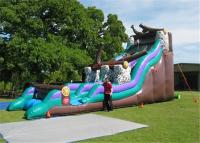 China Playground Duable Blow Up Slippery Slide Outdoor Exciting High Safety For Auatic Park for sale