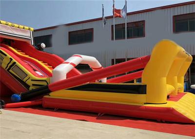China Truck Commercial Inflatable Slide Amusement Anti UV Full Tall Strong Toughness for sale
