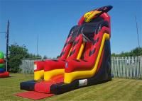 China Small Size Bouncy Water Slide Unique Fast Speed Smooth Surface For Kids Toddlers for sale