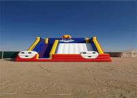 China Summer Huge Giant Blow Up Slip And Slide Large Play Area Strong People Bearing Capacity for sale