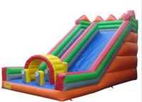 China Kids Commercial Inflatable Slide Colorful UV Resistance With Side Climbing Ladder for sale