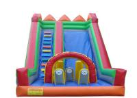 China Kids Commercial Inflatable Slide Colorful UV Resistance With Side Climbing Ladder for sale