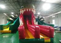 China Lake Inflatable Water Pool Slide , Kids Inflatable Slides Air Sealed Long Distance for sale