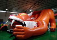 China Outdoor Inflatable Wet Slide Giant Size Puncture Proof Double Lanes Long Lifespan for sale