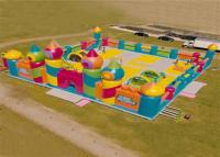 China Fun City Kids Outdoor Inflatable Playground Multiplay Area For Activity Event for sale