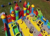 China Fun City Kids Outdoor Inflatable Playground Multiplay Area For Activity Event for sale
