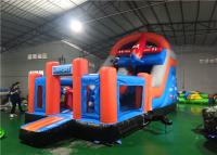 China Combo Bounce House Play Area , Water Blow Up Playground Amazing CE Certificated for sale