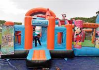 China Combo Bounce House Play Area , Water Blow Up Playground Amazing CE Certificated for sale