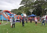 China Combo Bounce House Play Area , Water Blow Up Playground Amazing CE Certificated for sale