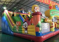 China Interactive Inflatable Play Place , Inflatable Kids Playground Water Spray Colorful for sale