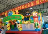 China Interactive Inflatable Play Place , Inflatable Kids Playground Water Spray Colorful for sale