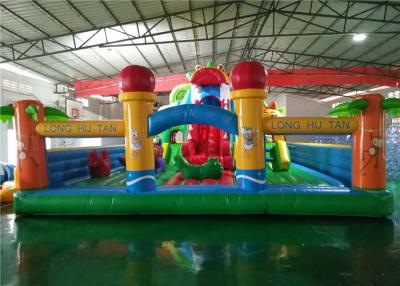 China Kids Outdoor Inflatable Playground Equipment Anti UV Funny For Splash Park for sale