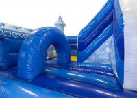 China 3D Cartoon Outdoor Inflatable Playground Frozen Princess Theme Quick Set Up for sale