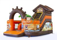 China Commercial Bounce House Playground , Inflatable Play Structures Fire Proof UV Resistant for sale