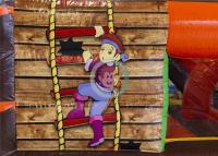 China Pirate Outdoor Inflatable Playground Modern Creative Design With Slipery Slide for sale