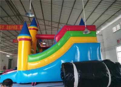 China PVC Inflatable Commercial Bounce House Fire Retardant Fun Creative With Slide for sale