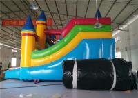 China PVC Inflatable Commercial Bounce House Fire Retardant Fun Creative With Slide for sale
