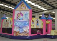 China Lovely Princess Toddler Commercial Bounce House Inflatables PVC 0.55mm Tarpaulin for sale