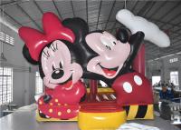 China Mickey Mouse Blow Up Commercial Bounce House 20 Kids Capacity Lighweight Portable for sale