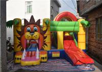 China Tiger Obstacle Course Jumper Play Zone PVC 0.55mm Tarpaulin Customized Size for sale