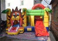 China Tiger Obstacle Course Jumper Play Zone PVC 0.55mm Tarpaulin Customized Size for sale