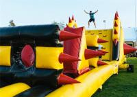 China Race Bounce House Combo Adult Puncture Proof With Air Blower Repair Kit for sale