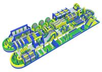 China Large Size Inflatable Fun 5K , Bouncy Castle Assault Course Flexible  Combination for sale