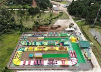China Outdoor Inflatable Fun 5K , Blow Up Bounce House 44m*42m*5m L*W*H Water Proof for sale