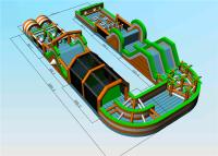 China Amusement Park Commercial Inflatable Bounce House Tunnel Shaped Design Reliable for sale