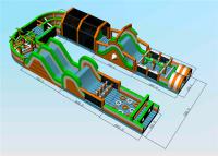 China Amusement Park Commercial Inflatable Bounce House Tunnel Shaped Design Reliable for sale