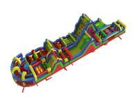 China Challenging Inflatable Fun 5K , Obstacle Course Bounce House 59m*12m*6m for sale