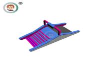 China Custom Inflatable Combo Bouncers Training Camp PVC Tarpaulin CE Certification for sale