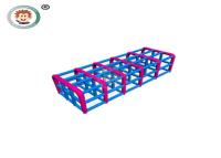 China Custom Inflatable Combo Bouncers Training Camp PVC Tarpaulin CE Certification for sale