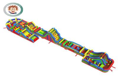 China Popular Inflatable 5k Obstacle Course Long Distance EN14960 Standard  For Team Building for sale