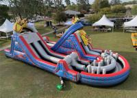 China Adult Inflatable Obstacle Course Jumper Big Challenge Keeping Fit For Boot Camp for sale