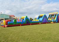 China Giant Blow Up Obstacle Course PVC Material 30m*5m*5m Flexible Combo Modules for sale