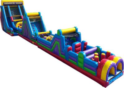 China Giant Blow Up Obstacle Course PVC Material 30m*5m*5m Flexible Combo Modules for sale