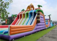 China Colorful Commercial Inflatable Obstacle Course Automatic Cutting Sewing High Strength for sale