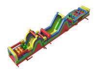 China Rush Obstacle Course Bouncy Castle Game Equipment Fun 5K Modern Design For Team Building for sale