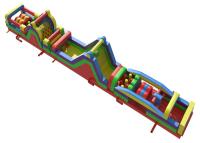 China Rush Obstacle Course Bouncy Castle Game Equipment Fun 5K Modern Design For Team Building for sale