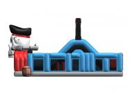 China OEM Bouncy Castle Assault Course , Blow Up Bounce House Hallowmas Theme Hallowmas for sale