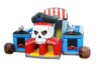 China OEM Bouncy Castle Assault Course , Blow Up Bounce House Hallowmas Theme Hallowmas for sale