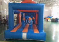 China Amusement Park Indoor Inflatable Obstacle Course With Air Blower Repair Kit for sale