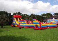 China Commercial Inflatable Ninja Course , Blow Up Assault Course UV Resistant High Safety for sale