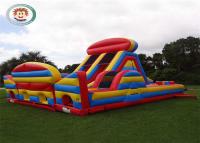 China Commercial Inflatable Ninja Course , Blow Up Assault Course UV Resistant High Safety for sale