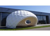 China Dome Inflatable Event Tent White Color 9 Meters Diameter PVC 0.55mm Tarpaulin for sale