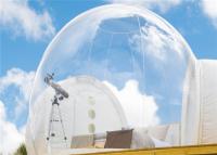 China High Safety Custom Inflatable Tent Transparant Covered With Frame Tunnel Entrance for sale