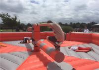 China Interactive Inflatable Sports Arena , Wipeout Bounce House Outdoor Activities for sale